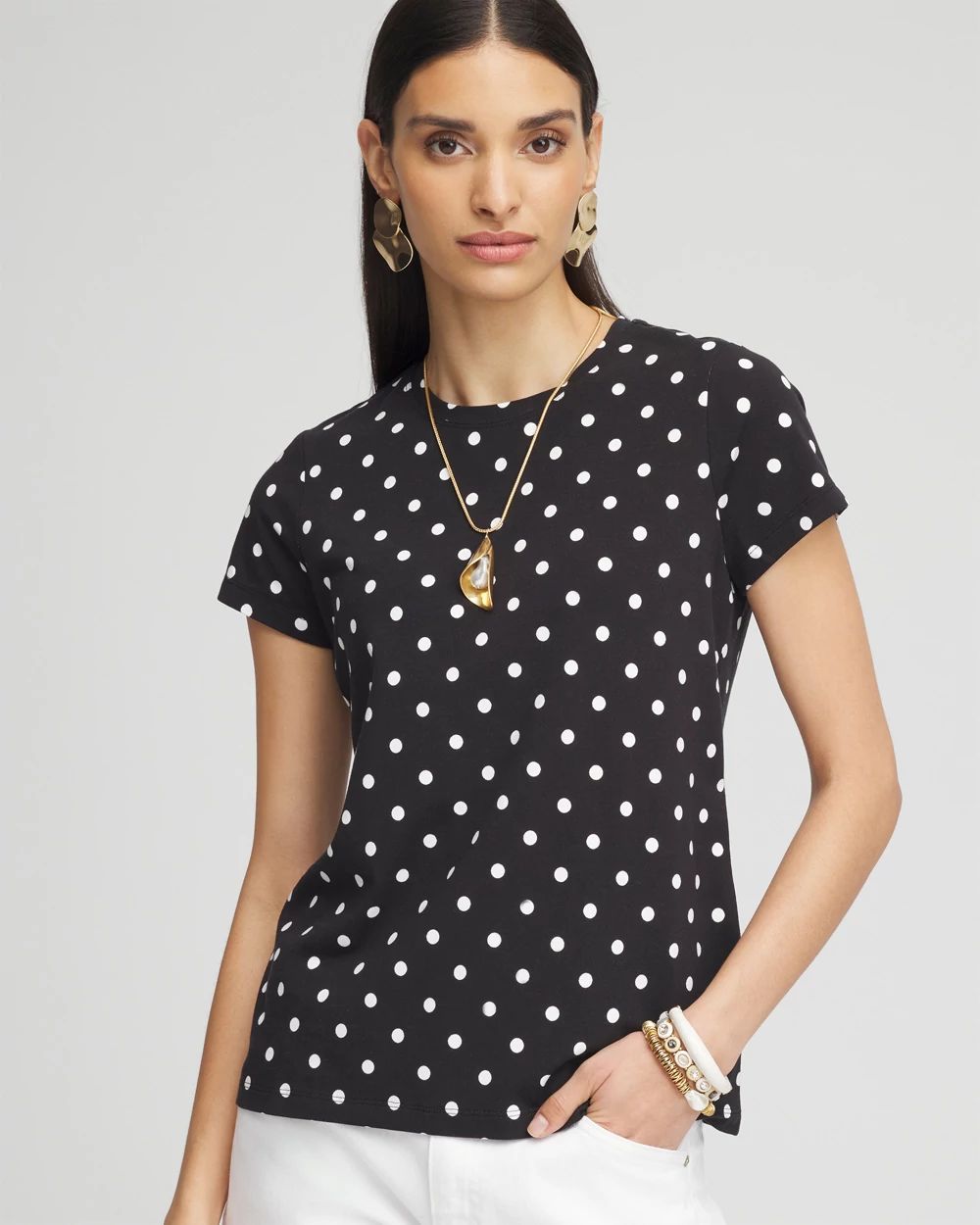Polka-Dot Perfect Tee | Chico's